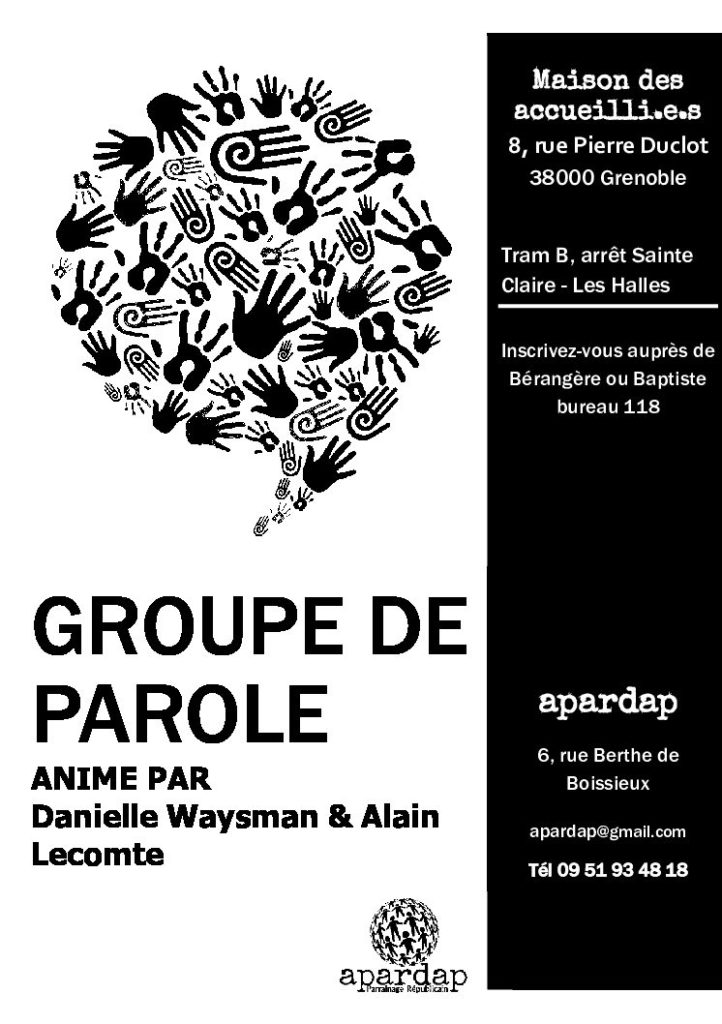 Flyer groupe de parole-NB_FEL_VD - Apardap